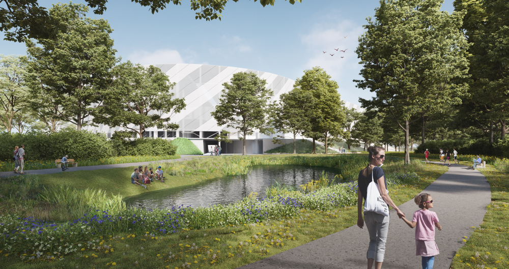 Publiek park rond nieuw Stadion Club Brugge - CGconcept.be Publiek park rond nieuw Stadion Club Brugge - CGconcept.be